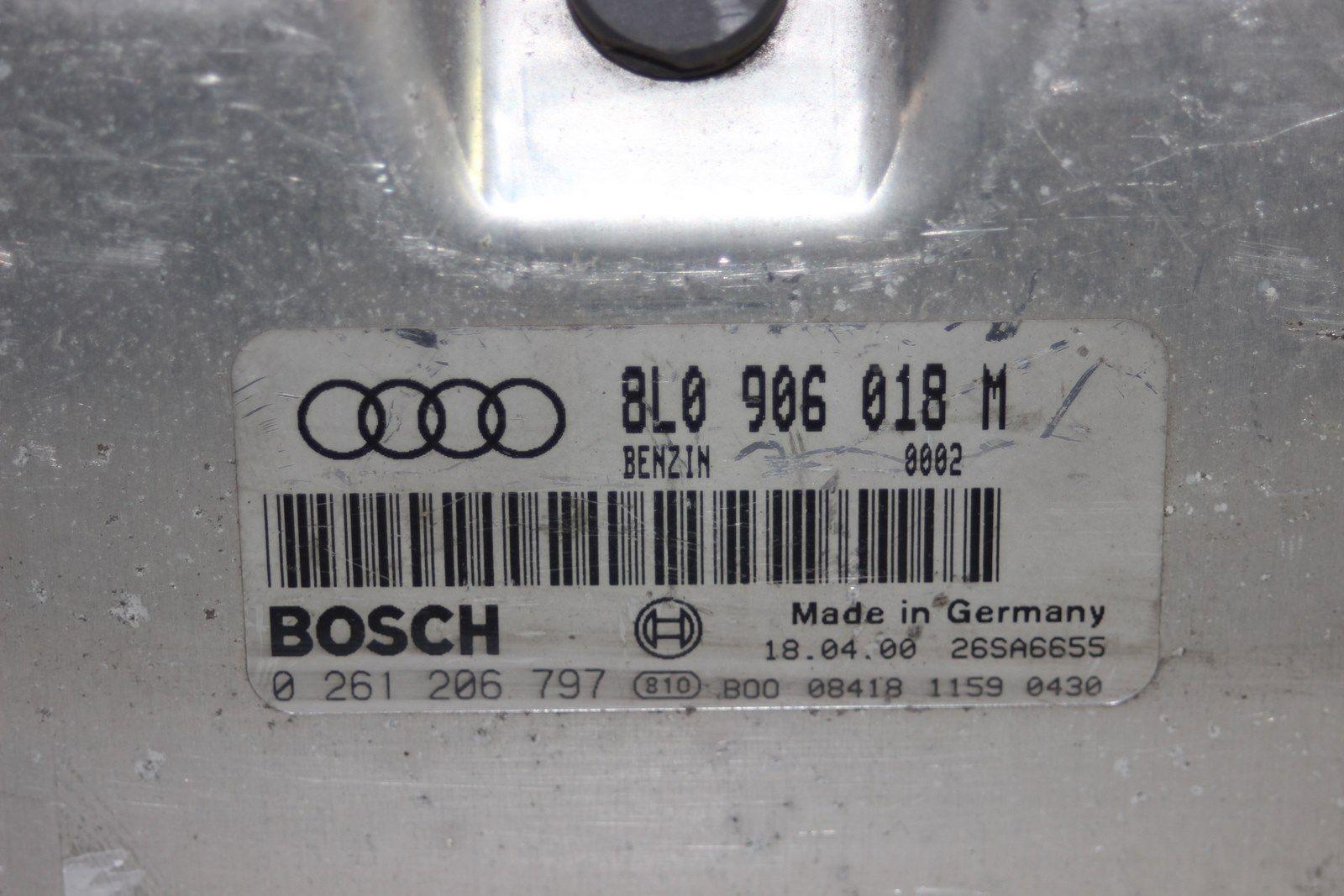 AUDI TT 1.8T ECU COMPUTER BOX 8L0906018M 0261206797 Part No: 8L0 06018M ...